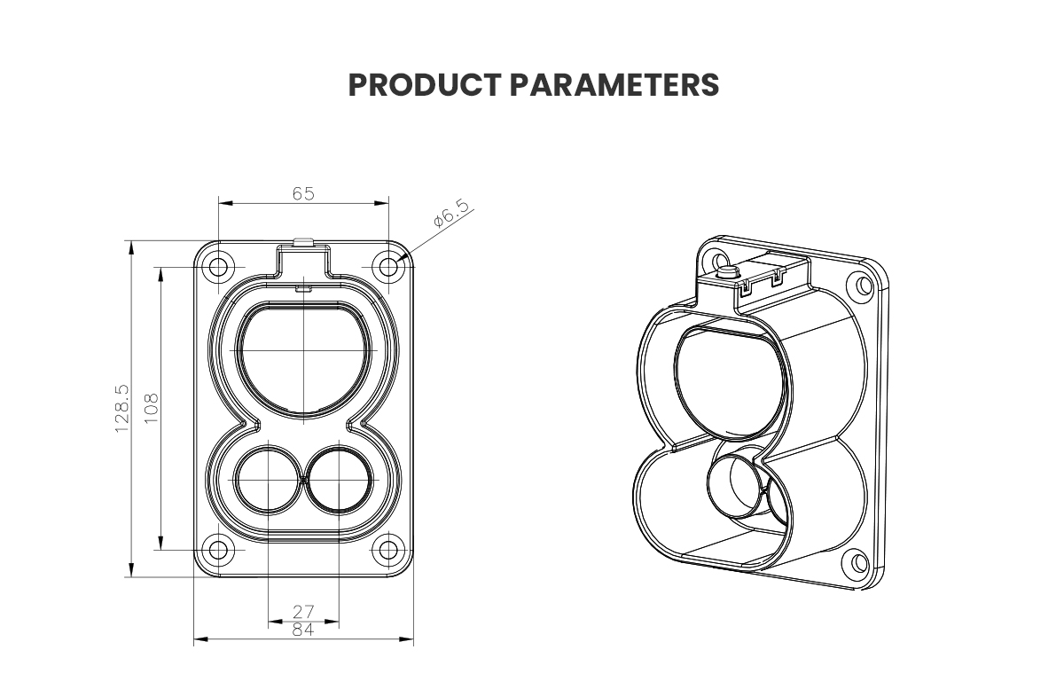 CCS2 Ev charging Plug Holder Ev dummy Socket from China manufacturer ...